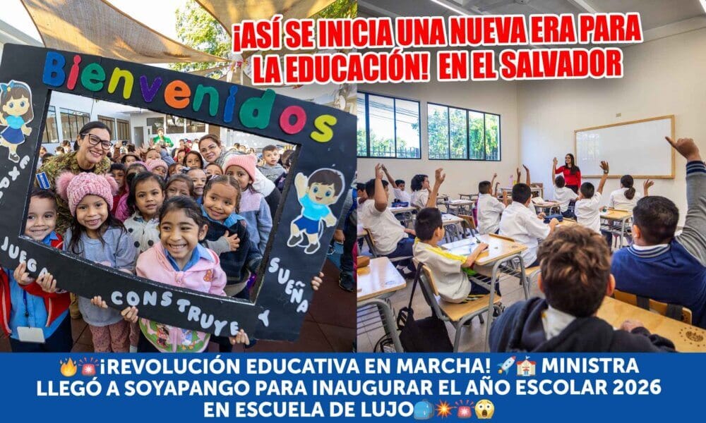 😨👩‍🏫¡REVOLUCIÓN EDUCATIVA EN MARCHA! 🚀🏫 MINISTRA LLEGÓ A SOYAPANGO PARA ...
